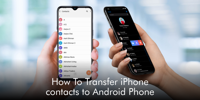 How To Transfer iPhone contacts to Android Phone | Covve